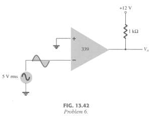 [Solved] Sketch the output waveform for the circui | SolutionInn