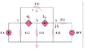 [Solved] Find the node voltages for the circuit in | SolutionInn