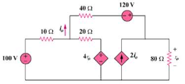 [Solved] Rework Prob. 3.30 using mesh analysis. Ch | SolutionInn