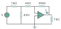 [Solved] Determine io in the circuit of Fig. 5.58. | SolutionInn
