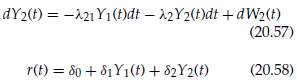 [Solved] The canonical two-factor Vasicek model fo | SolutionInn
