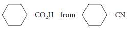 [Solved] Give equations for the synthesis ofa. CH3CH2CH2CO2H from ...