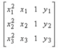 [Solved] The curve y = ax2 + hx + c shown in the accompanying figure ...