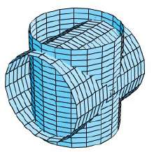 [Solved] Two circular cylinders of radius a inters | SolutionInn