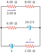 [Solved] For the circuit shown in the drawing, find the current I through the 2 | SolutionInn