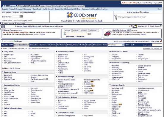 [Solved] Check out CEO Express (www.ceoexpress.com | SolutionInn