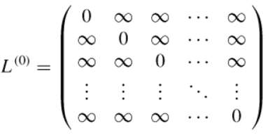 [Solved] What does the matrix used in the shortest | SolutionInn