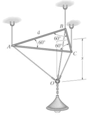 [Solved] The triangular frame ABC can be adjusted | SolutionInn