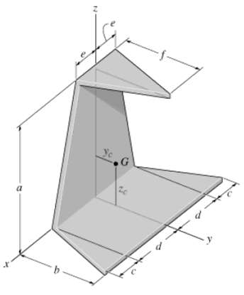 [Solved] A triangular plate made of homogeneous ma | SolutionInn