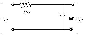 [Solved] Given the low-pass filter circuit in fig | SolutionInn