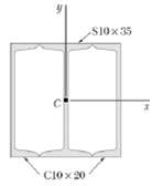 [Solved] Two C10 Ã 20 channels are welded t | SolutionInn