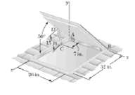 [Solved] The lid of a roof scuttle weighs 75 lb. I | SolutionInn