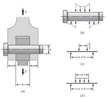 [Solved] The clevis pin shown in the figure is 12 | SolutionInn