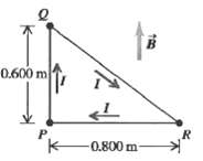 [Solved] The triangular loop of wire shown in Fig. | SolutionInn