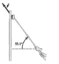 [Solved] A window washer pushes his scrub brush up | SolutionInn