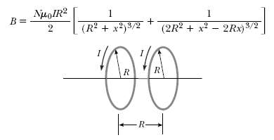 [Solved] Two circular coils of radius R, each with | SolutionInn