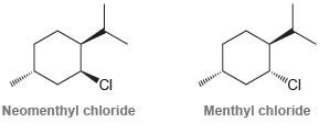 [Solved] When menthyl chloride is treated with a s | SolutionInn