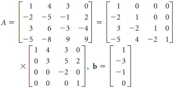 [solved] Solve The System Ax B Using The Given L Solutioninn