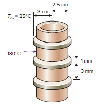 [Solved] Steam in a heating system flows through t | SolutionInn