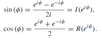 [Solved] Obtain the famous formulas ei 2i = I(e'), | SolutionInn