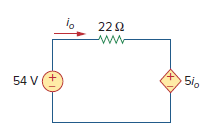 [Solved] Determine io in the circuit of Fig. 2.84. | SolutionInn