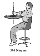 [Solved] A student sitting on a stool that is free to rotate but is ...