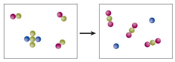 [Solved] The reactants shown schematically on the | SolutionInn