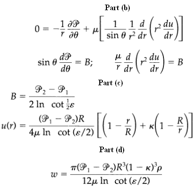 [Solved] Creeping flow between two concentric sphe | SolutionInn