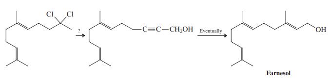 [Solved] A synthesis of the sesquiterpene farnesol | SolutionInn