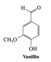 [Solved] Vanillin, whose structure is shown in the | SolutionInn