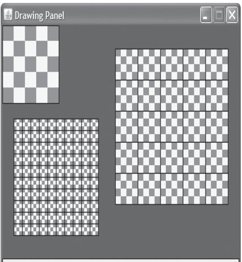 [Solved] Write a program that draws checkerboards | SolutionInn