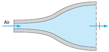 [Solved] A diffuser, shown in Fig. P4.28, has air | SolutionInn