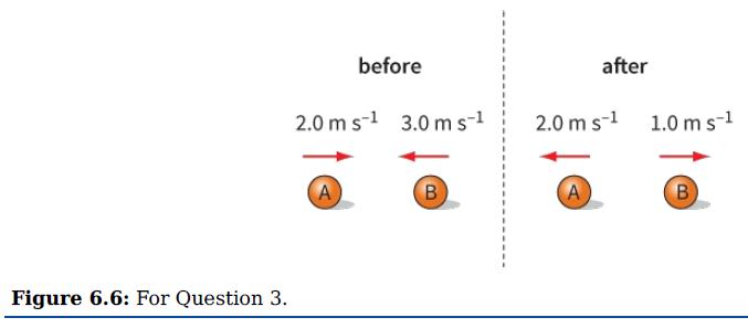 [Solved] Two balls, each of mass 0.50 kg, collide | SolutionInn