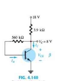 [Solved] Given VC = 8 V for the network of Fig. 4. | SolutionInn
