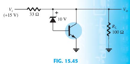[Solved] Determine the regulated voltage and circu | SolutionInn