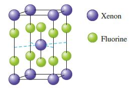 [Solved] The unit cell for a pure xenon fluoride c | SolutionInn