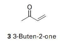 [Solved] 3-Buten-2-one (3) has a strong absorption | SolutionInn