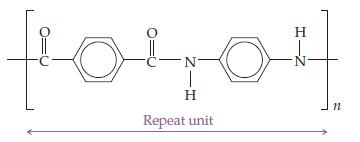 [Solved] The polymer Kevlar, a condensation polyme | SolutionInn