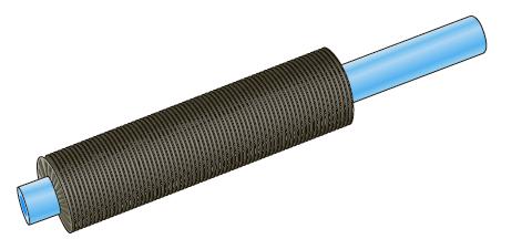 [Solved] A circumferential fin with a rectangular | SolutionInn