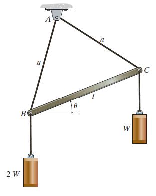 [Solved] The rod BC is supported by two cords, eac | SolutionInn