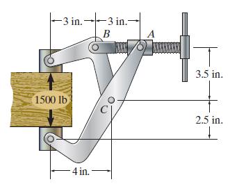 [Solved] The clamp has a rated load capacity of 15 | SolutionInn