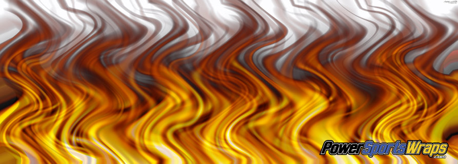 Fire White Flame | Powersportswraps.com