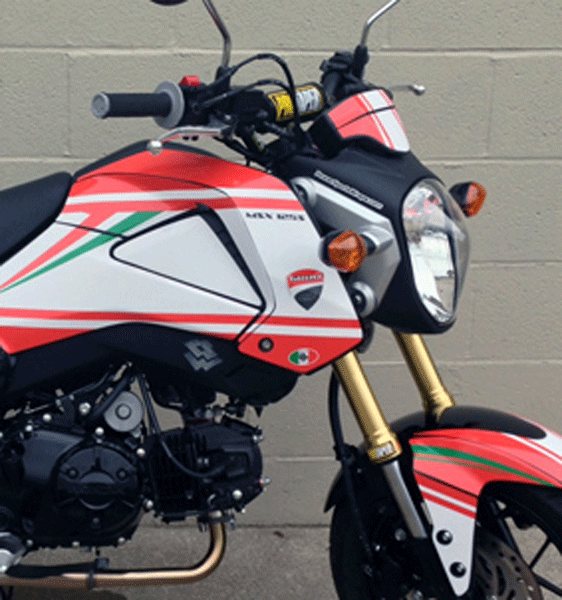 Honda Grom MSX 125S Vinyl Graphics Kit | Powersportswraps.com