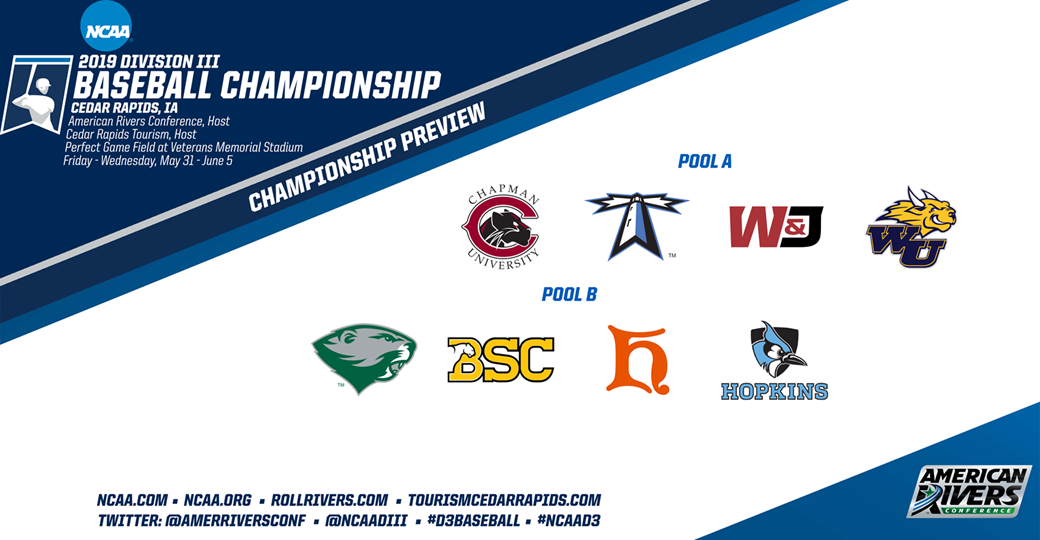 American Rivers Conference - 2019 NCAA Division III Baseball College ...