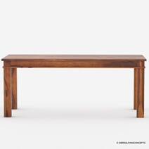 Seward Rustic Solid Wood Rectangular Dining Table