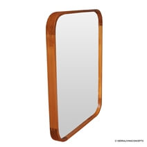 Rustic Solid Wood Rectangle Mirror Frame