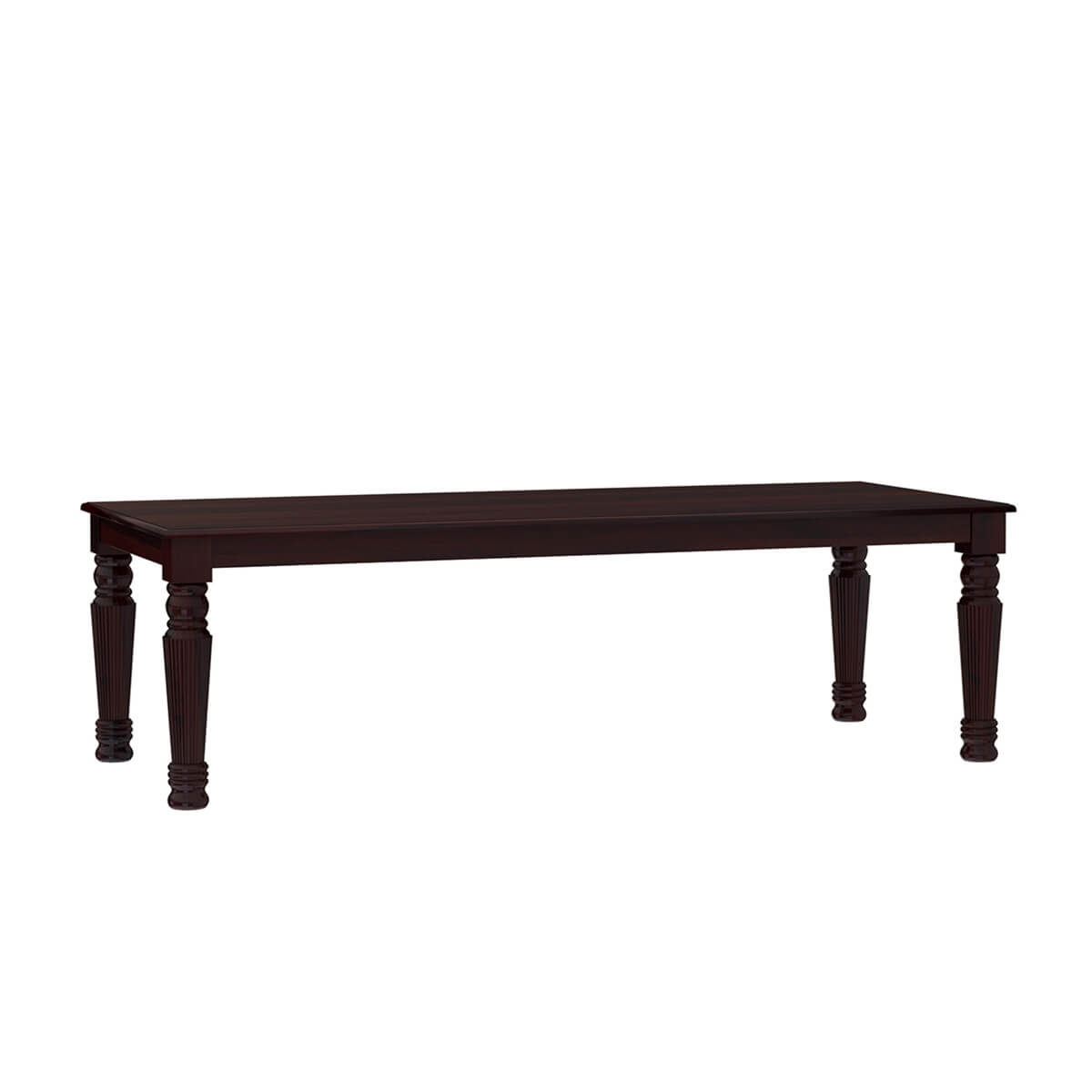 Colonial American Handcrafted Solid Wood Dining Table For 10