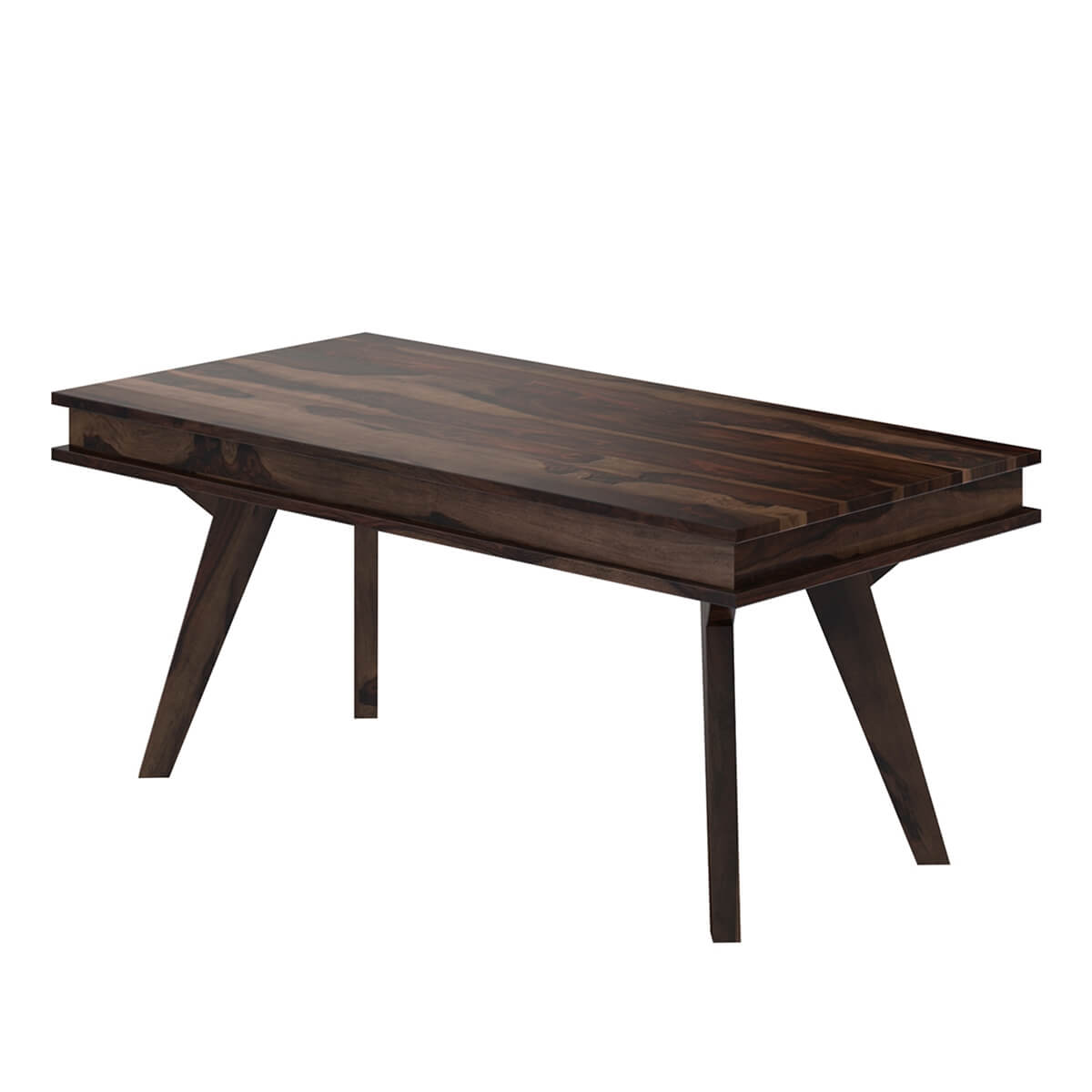 Petaluma Modern Rustic Solid Wood Rectangular Dining Table