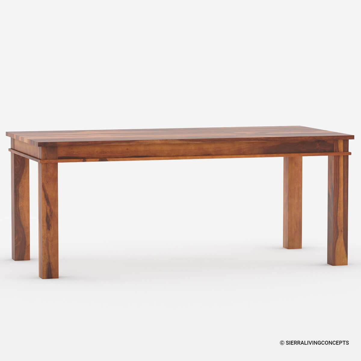 Seward Rustic Solid Wood Rectangular Dining Table