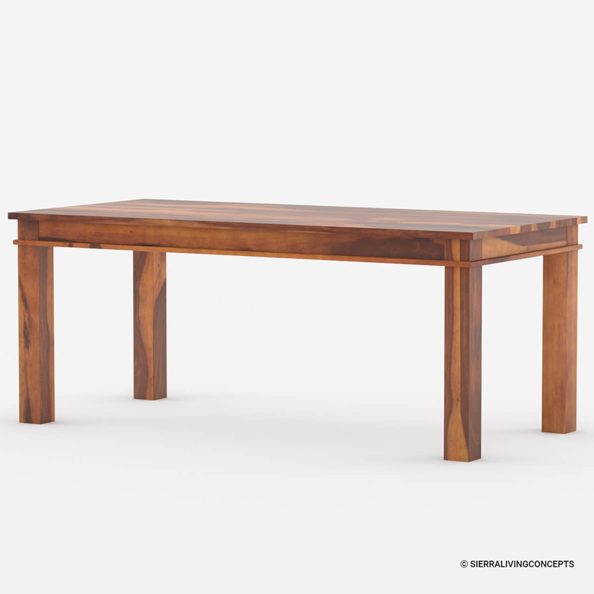 Seward Rustic Solid Wood Rectangular Dining Table